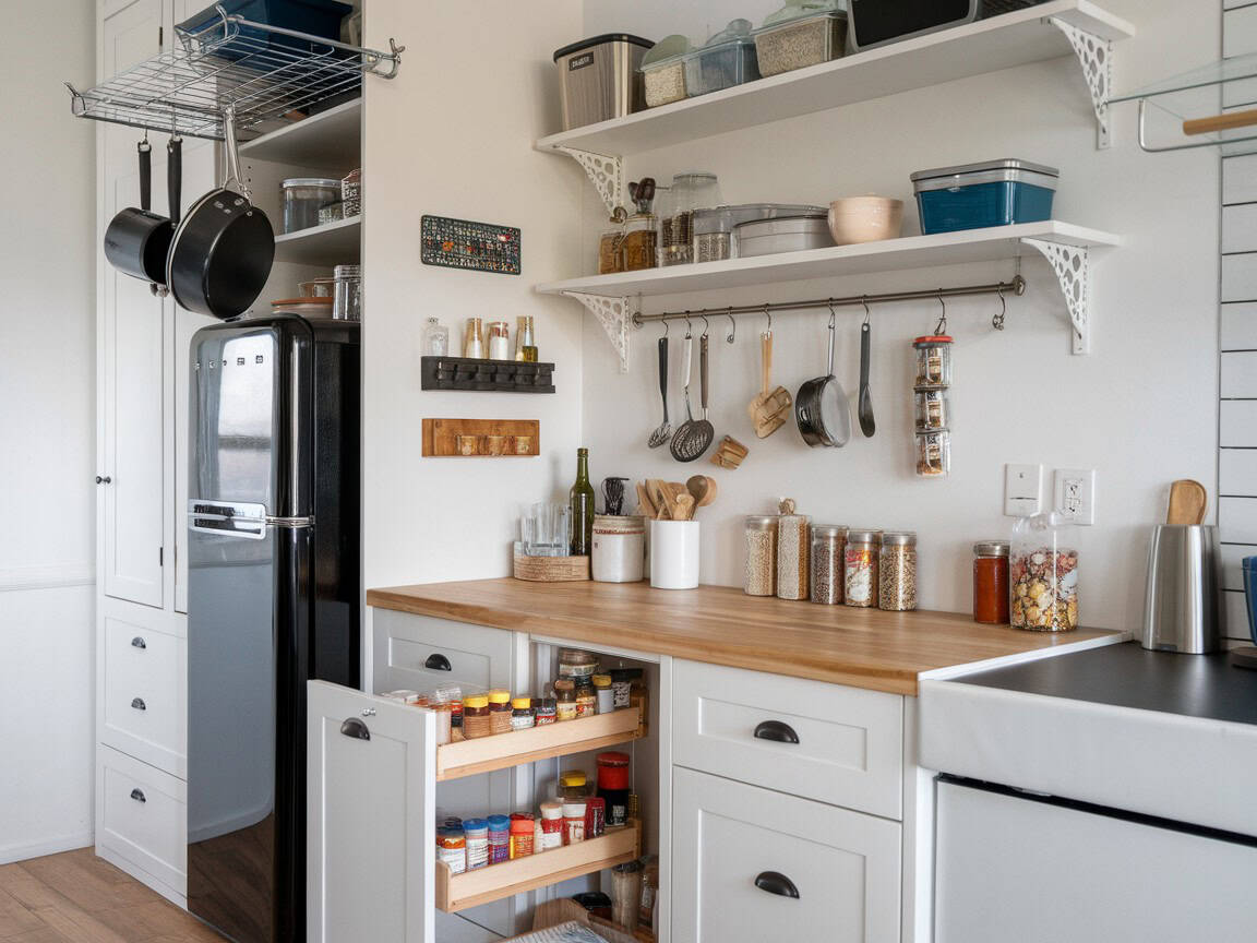 23 Genius Small Kitchen Storage Ideas You Need to Try | CleanerWiki
