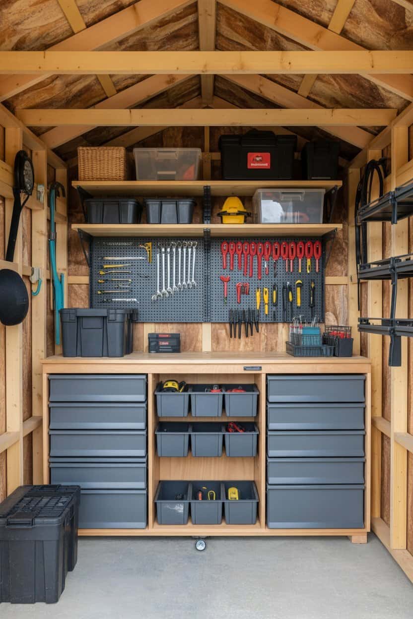 36 Genius Small Shed Organization Ideas for Maximum Space Efficiency ...