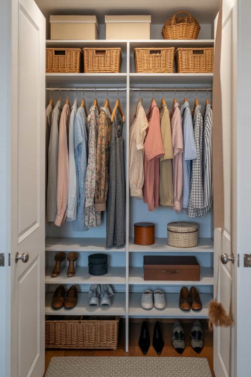 35 Genius Ideas for Maximizing Your Small Closet Space | CleanerWiki