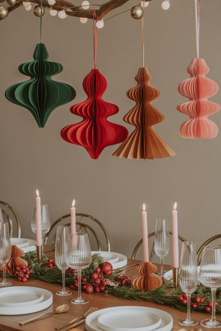 29 Creative DIY Christmas Table Decorations You’ll Love | CleanerWiki