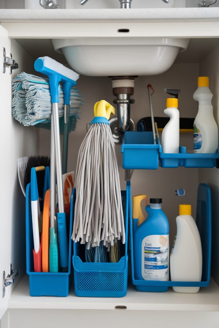 35 Creative Mop Organizer Ideas for a Tidy Cleaning Space | CleanerWiki